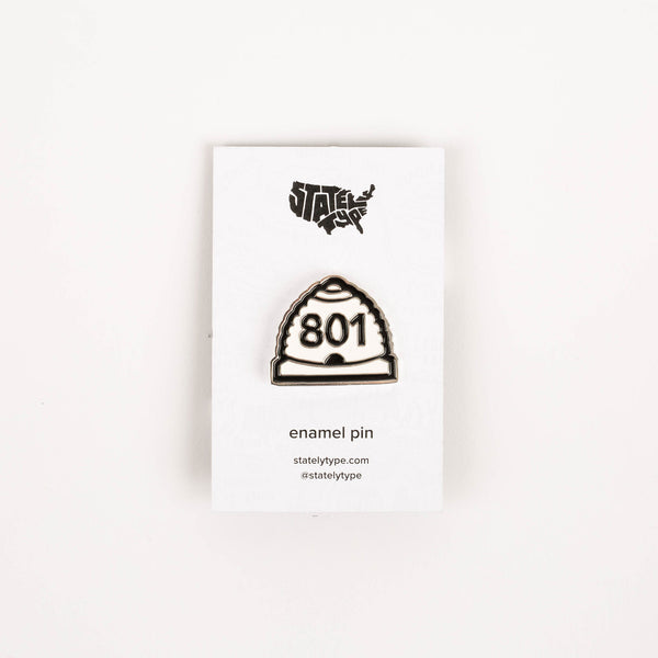 The 801 - Enamel Pin – Stately Type
